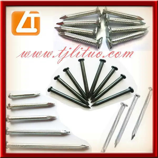 Flute Shank Galvanized Concrete Steel Nails - Durable & Versatile