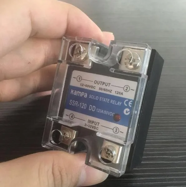 Miniature Ssr 100amp Single Phase Ssr Industrial Relay Dc Input 3-32vdc ...