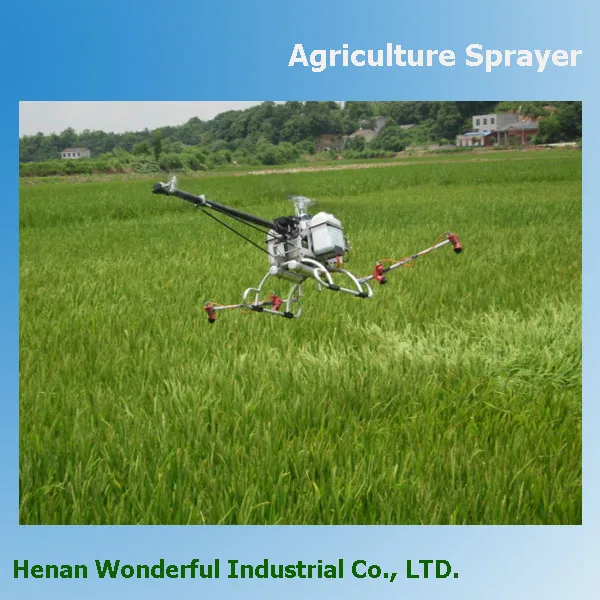 Th80-2 Unmanned Helicopter Remote Control Agriculture Sprayer Farm ...