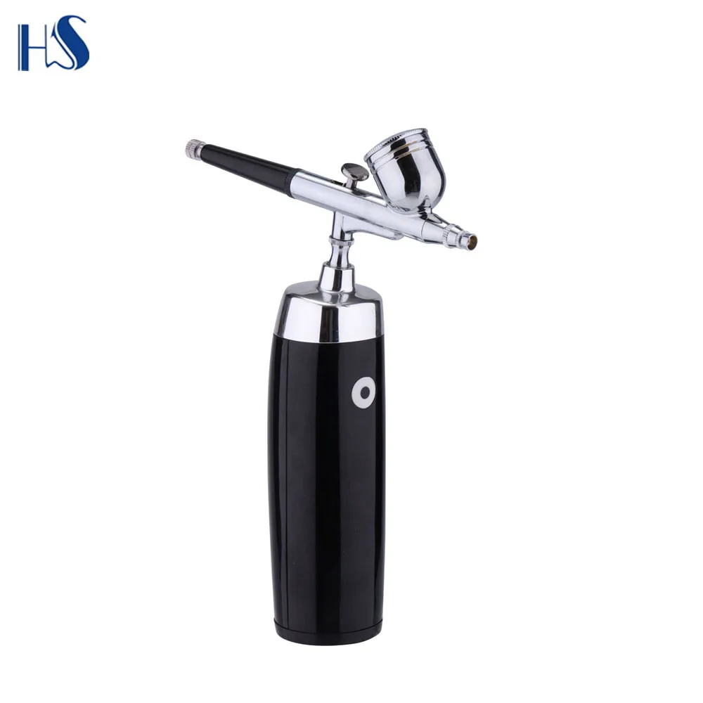 Hb05 Black White Dual Action Hair Color Airbrush Cordless Compressor ...