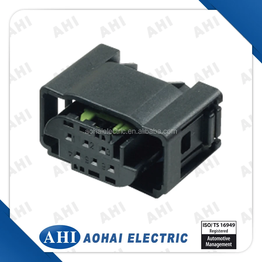 31403-3700 3 Pin Female Black Waterproof Automotive Connector ...