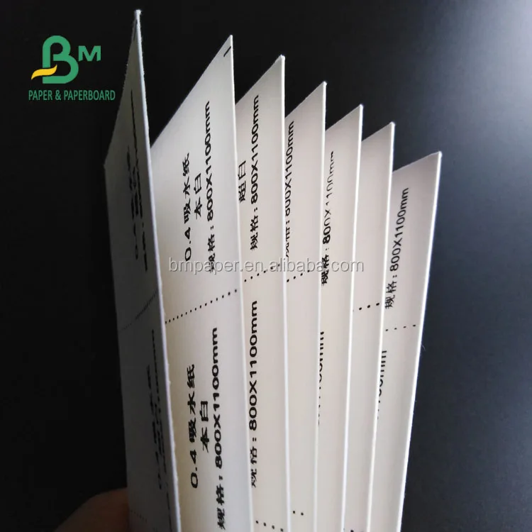 Uncoated White Absorbent Paper - 1mm Thick for Various Uses