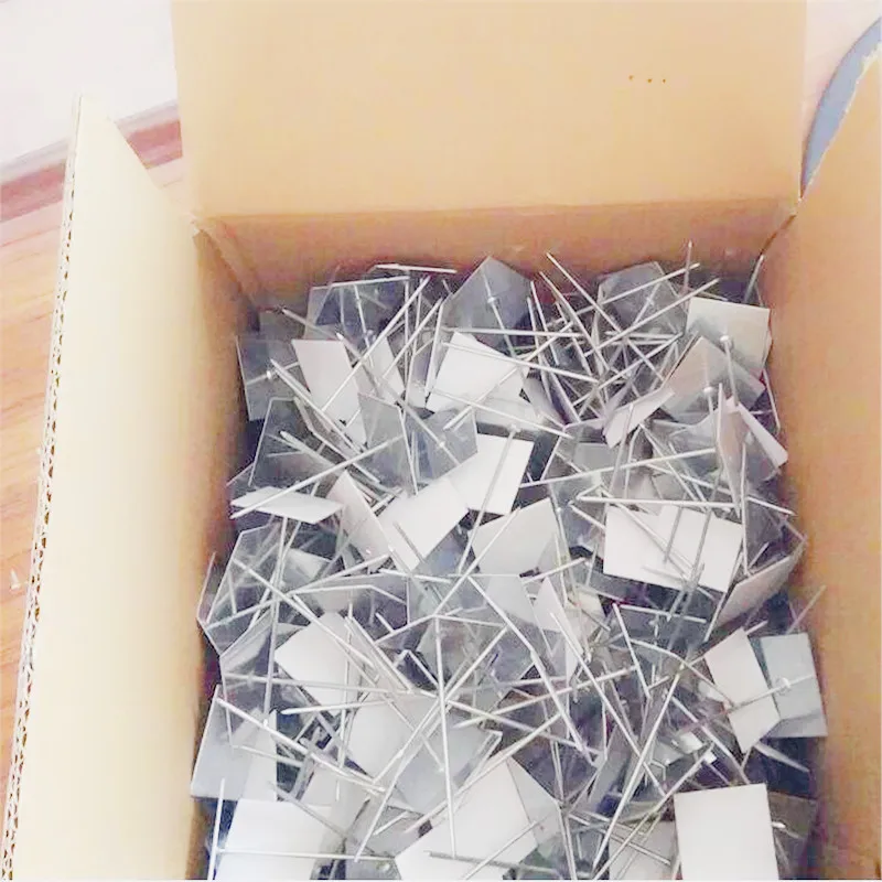 2.4*70mm Galvanized Steel Rock Wool Self Stick Insulation Pins for HVAC ...