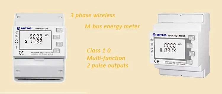 Sdm630mct-mbus Three Phase Multi-function Mbus Power Meter Mid Approved ...