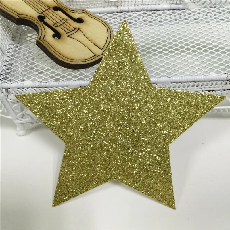 Glitter Card Stock Paper Stars - Buy Glitter Paper Stars,Glitter ...