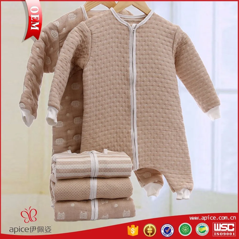 Super Soft Colored Cotton Babywear Crawling Suit Baby Climb Clothing ...