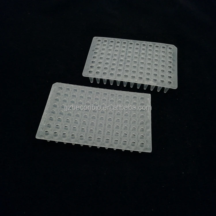 384 Wells Microplate Microcentrifuge Test PCR Tubes Plate With Silicon ...