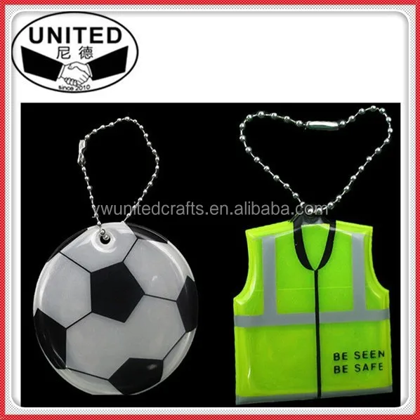 Promotional Keychain With Custom Logo Reflective Pvc Reflective ...