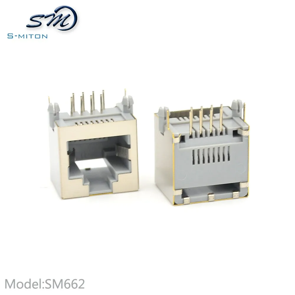 Network RJ45 PCB Jack 8P8C Shield Female Socket from China Manufacturer ...