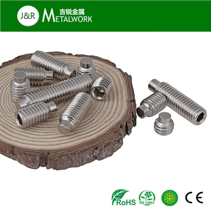 M10 M14 Din916 Hex Socket Cup Point Grub Screw - Buy Cup Point Grub ...