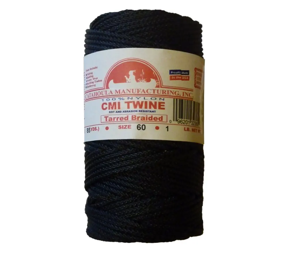 Braided Nylon Seine Twine White Braided Nylon Twine; Size 36: Approx ...