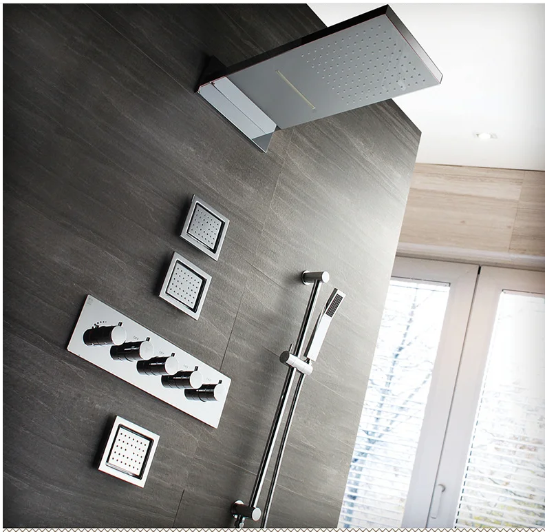 Wholesale Concealed Installation Body Jet Shower Spa Brass
