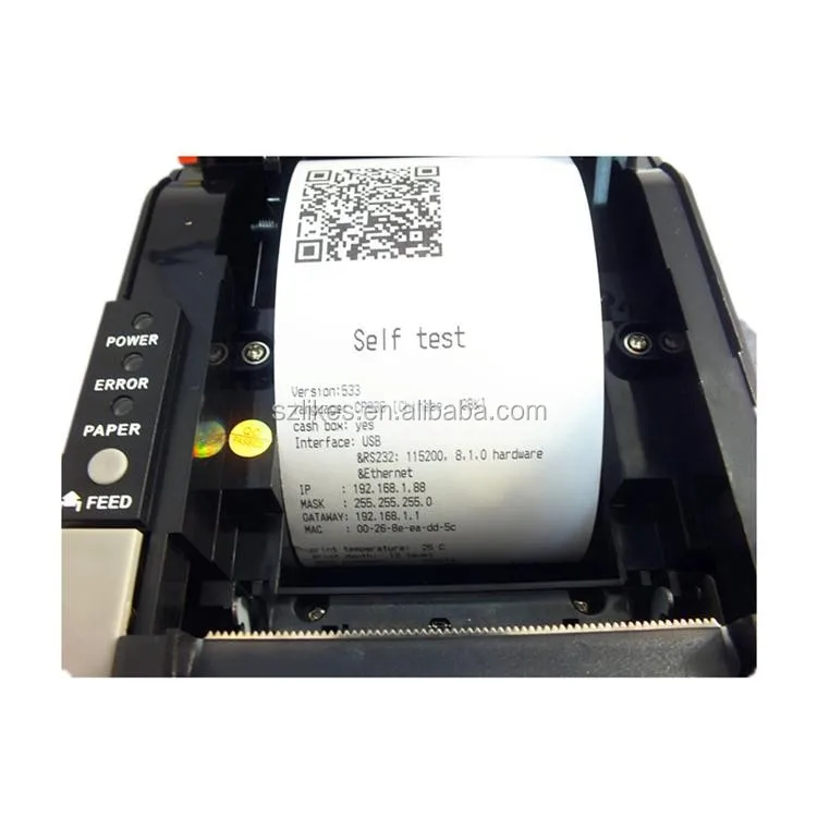 Retail Shop Cash Machine 80mm Thermal Receipt Printer - Buy Cash ...