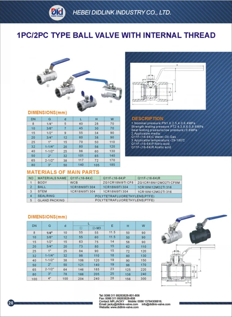 Stainless Steel Dn40 Pn16 Integral Leak Proof Manual Operated Flanged ...