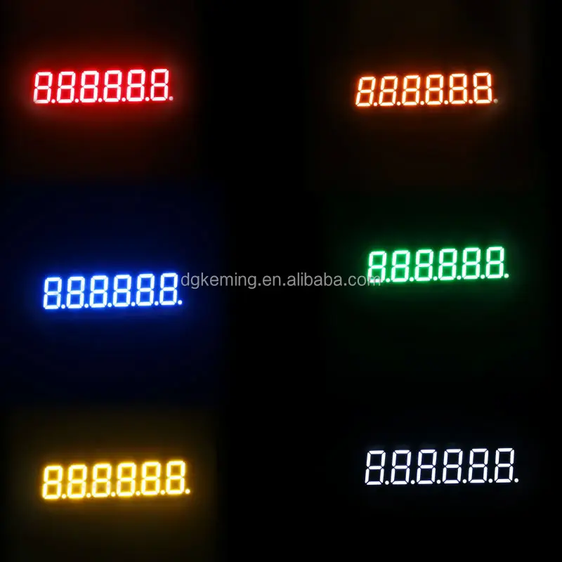 0.36 Inch 6 Digit 7 Segment Led Display 6 Digit Seven Segment Display ...