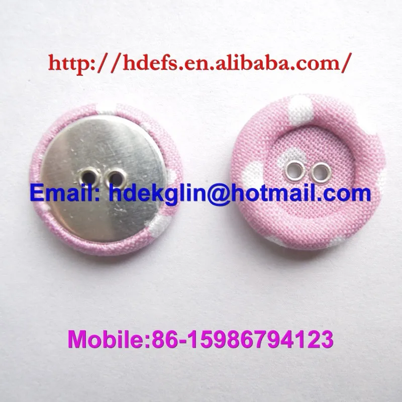 Golden Color 4 Holes Fabric Cover Pignose Buttons Eyelet Fabric Buttons ...