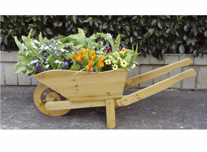 Wheelbarrow Flower Pots - Stylish Garden Planter Boxes