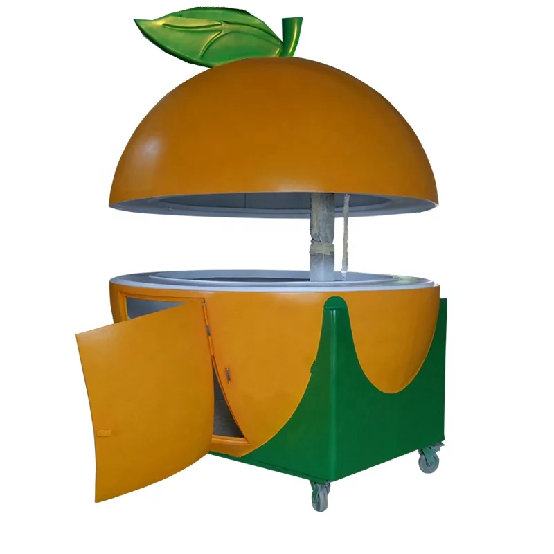 Most Popular Fruit Shape Beautiful Design Fiberglass Fruit Cart Orange ...
