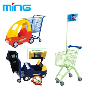 Child Size Children Shopping Mall Cart Kids Shopping Trolley - Buy Kids ...
