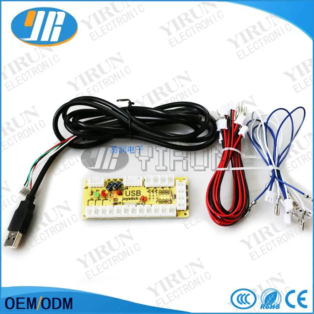 Pc /ps2 Etc Usb Encoder Arcade Mame Joystick 4 In 1 Usb Adapter To ...