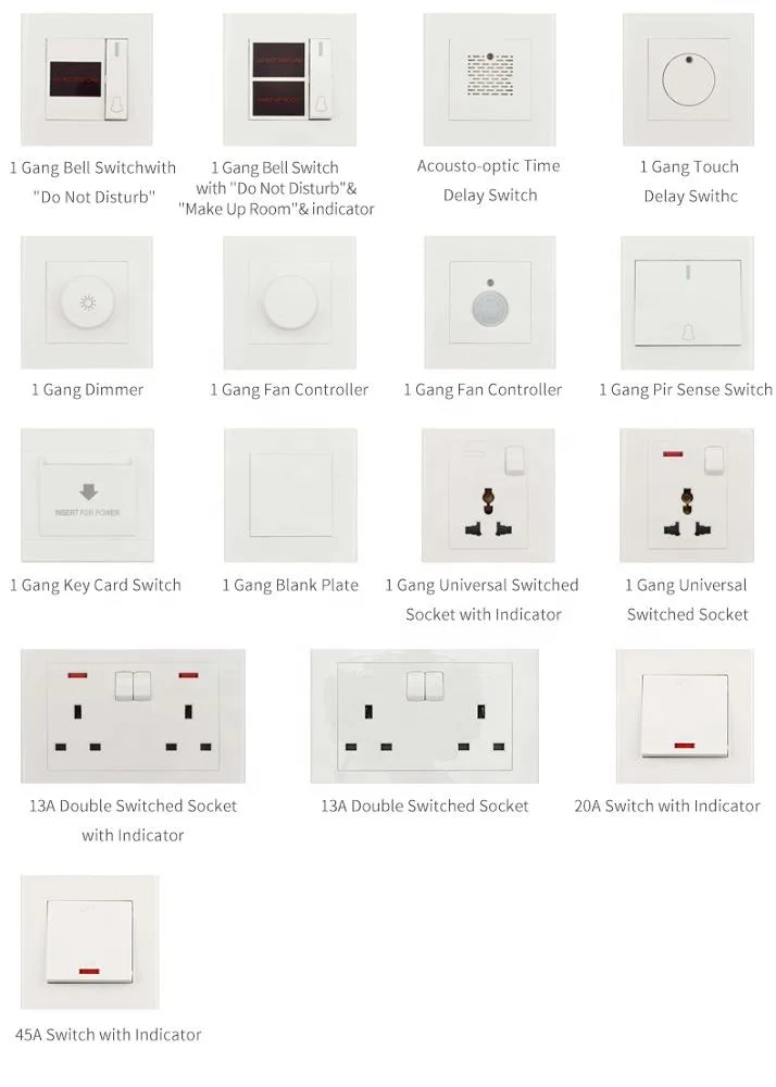 Saudi Arabia Electrical Power Outlet - 1 Gang Switched Socket