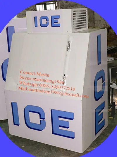 Refrigerated Outdoor Ice Box For Bagged Ice Storage - Buy Refrigeration ...