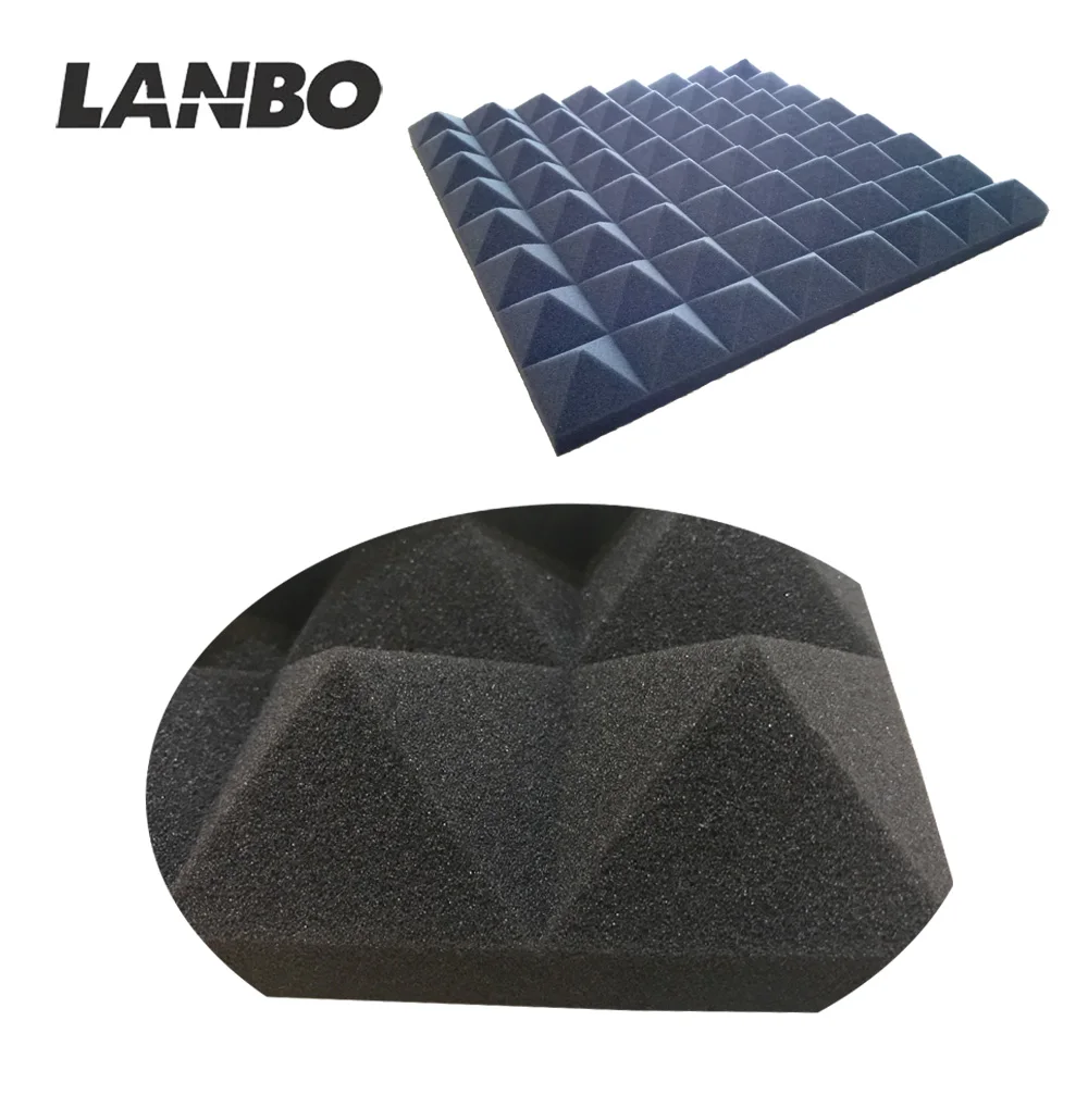 Pytamid Shape Sound Absorbing Material - LANBO Acoustic Foam Panels