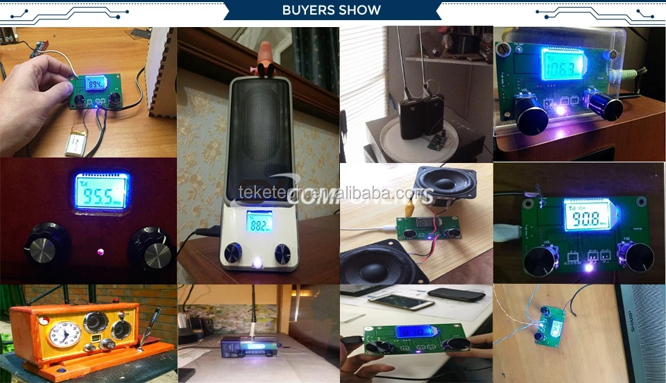 FM Radio Receiver Module - Stereo Receiving PCB Circuit Board