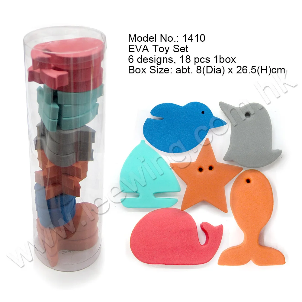 Sea Animal Shape Eva Foam Educational Bath Toys Set - Buy Eva Toys,Sea ...