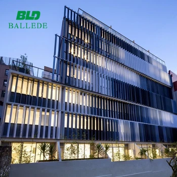 Metal Exterior Louvers Aluminum Louver Panel For Architectural Facade ...