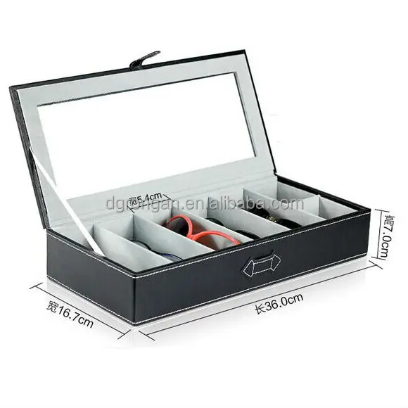 9 Piece Leather Eyeglass Spectacle Box Storage Cases / Spectacle Boxes ...