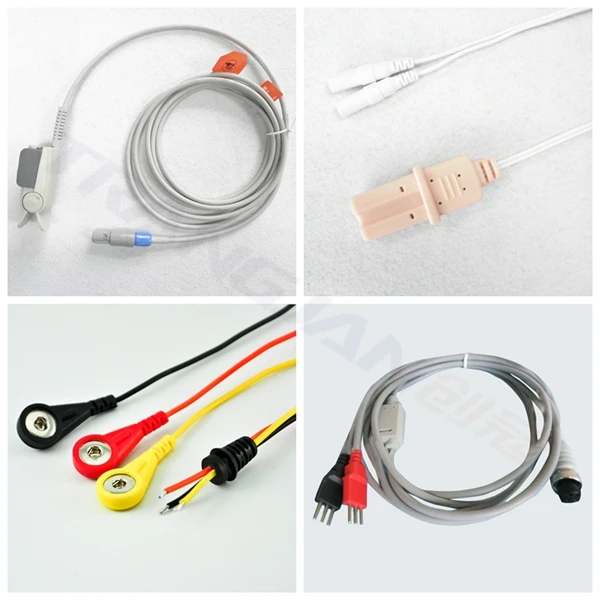 Electrode Wire Tens Ems Medical Cable - Buy Medical Eletrode Cord,Tens ...