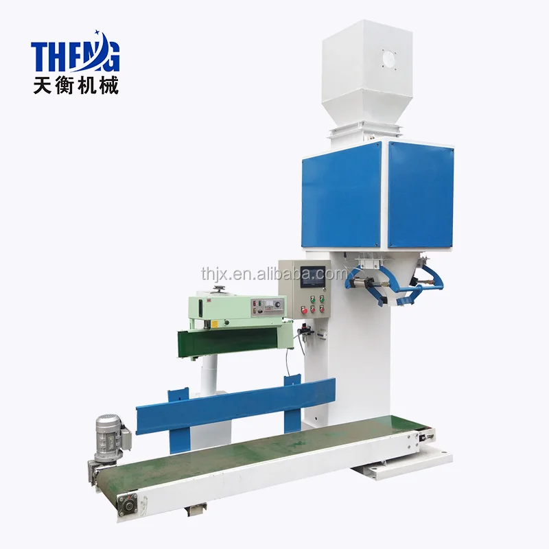 Automatic Grain Stand Up Packing Machine For 25 Kg Bags Of Wood Pellets ...