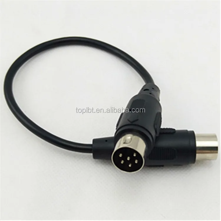 Customize Big Power Din 6p Plug Din 6pin,Male To Male Signal Extension ...