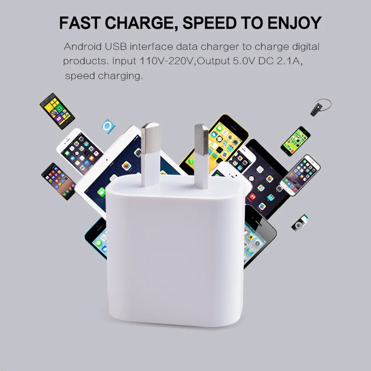 Dual Ports Usb Power Adapter 5v 2.1a Australia New Zealand Au Plug Wall ...