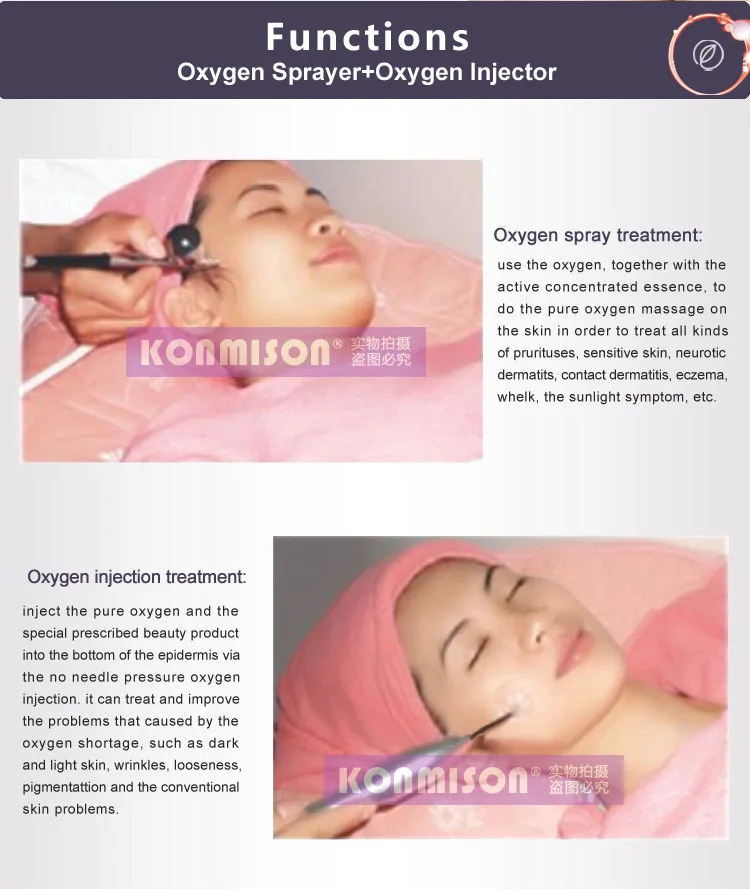 Multifunction Oxygen Jet Oxygen Infusion Facial Machine - Buy Oxygen ...