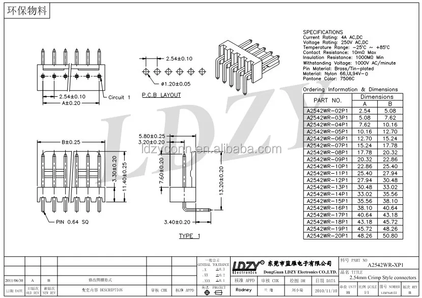Conector Molex 2510,2- 20 Pines - Buy Molex 2,54 Conector,Molex 2510 Conector De 3 Pines Product ...
