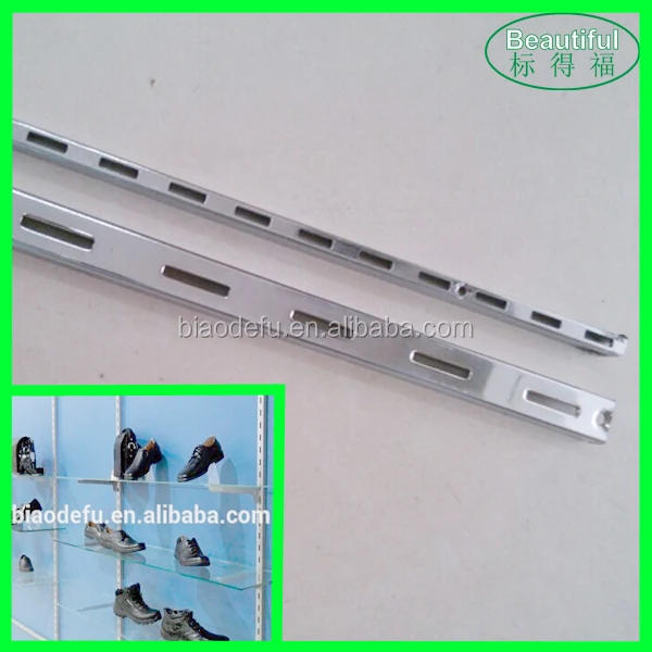 Metal Channel Slot Upright Post - Double Hole Tube AA Column
