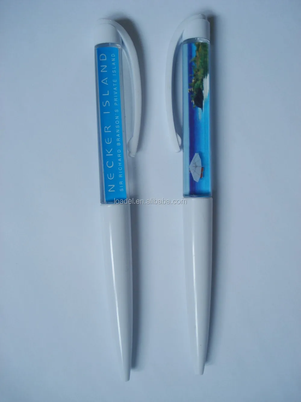 Professional Liquid Floating Pen Plastic Liquid Ball Pen Customized ...
