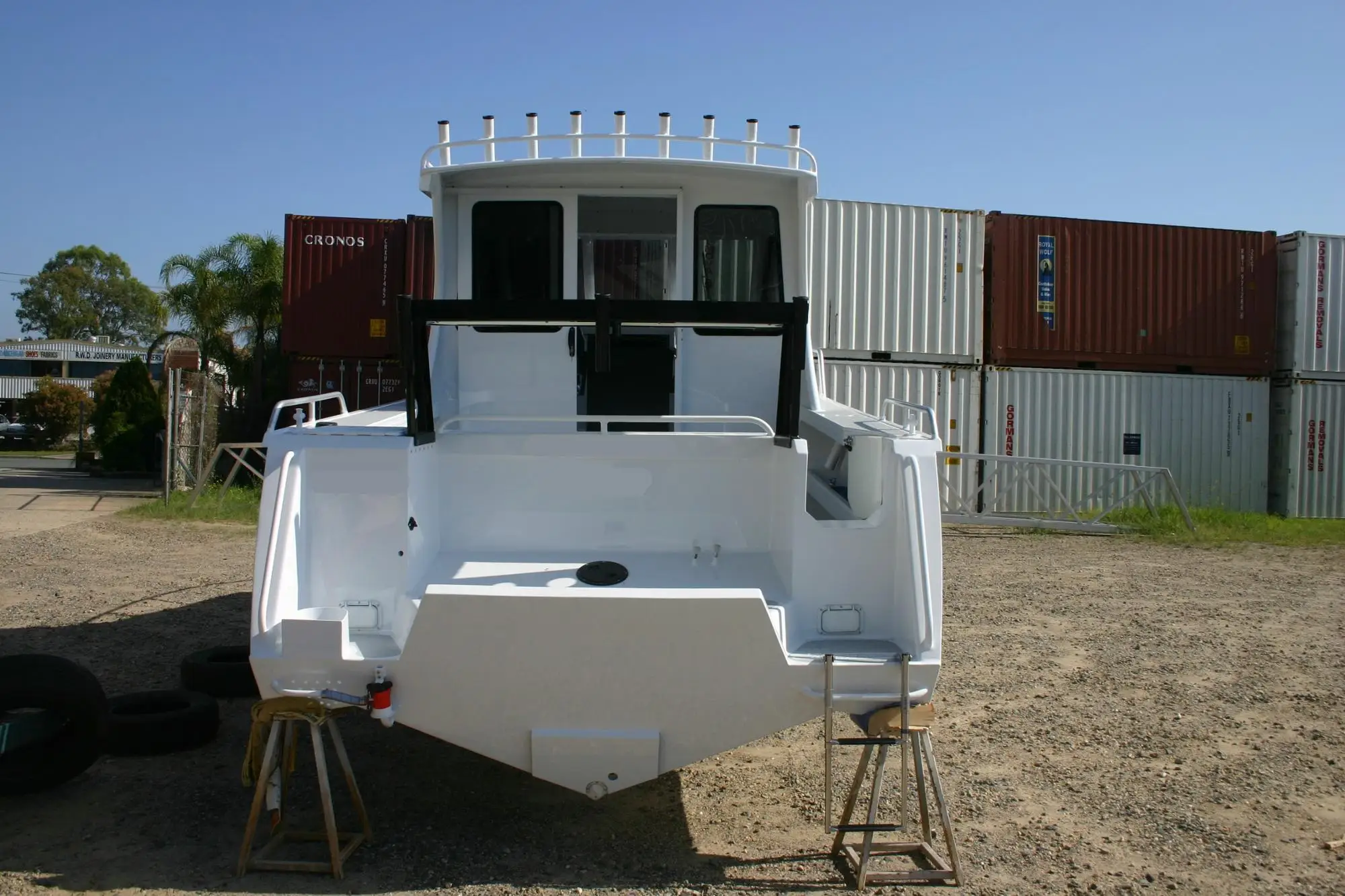 25FT Luxury Speed Deep V Bottom Aluminum Fishing Boat