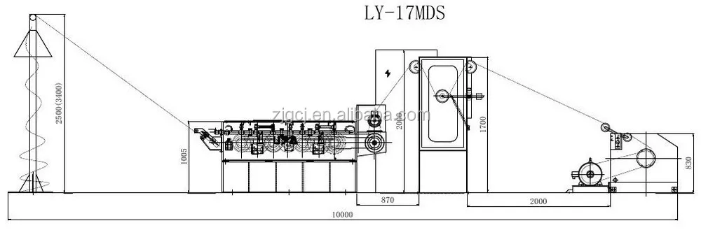 Middle Model Copper Wire Drawing Machine Continuous Annealing - Buy ...