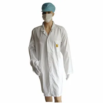 2017 Cheap New Cleanroom Suit Uniform Esd Carbon Fiber Overall Clothing ...