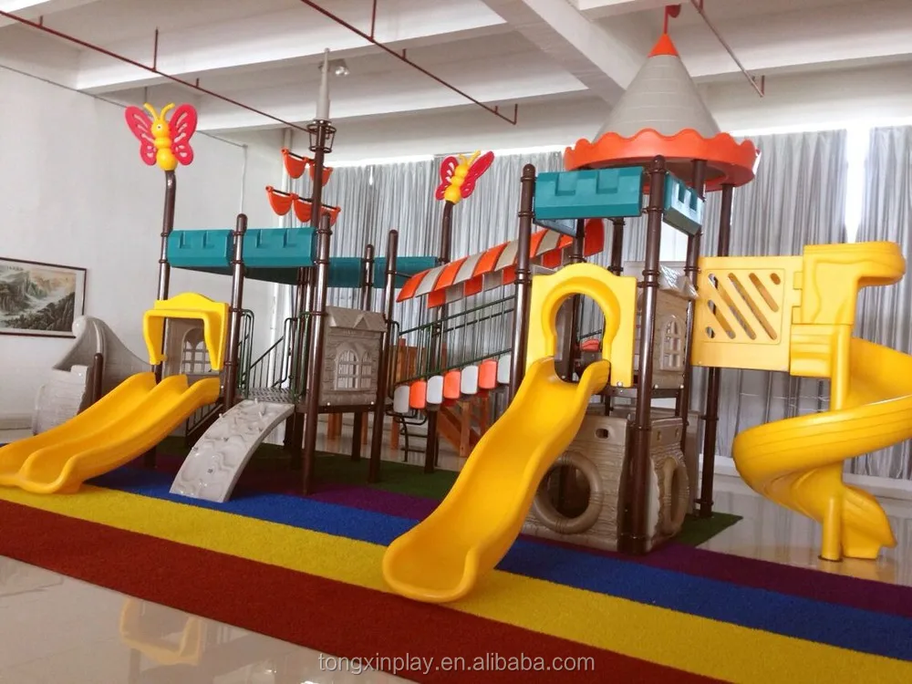 Kids Outdoor Playground Items,Kids Playground Plastic Fort - Buy Kids ...