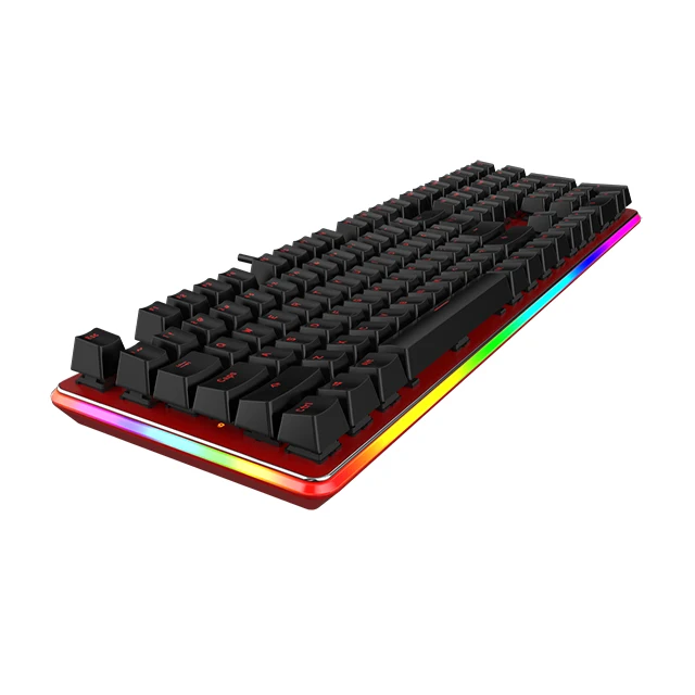 Hot New Feature Rgb Side Light Multi-color Gaming Keyboard With Cherry ...