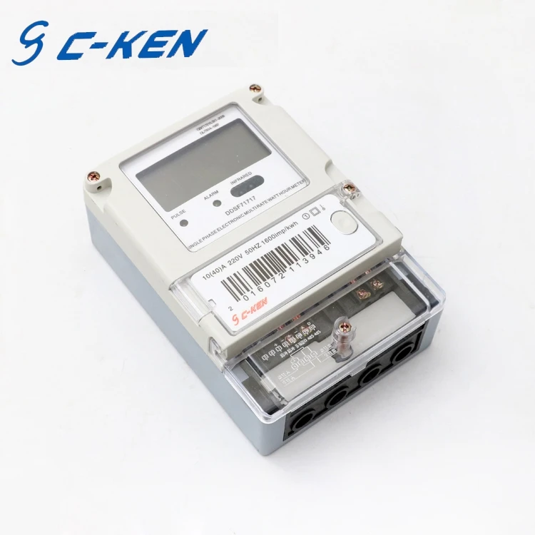 1600imp/kwh Digital High Precision Smart 1 Phase Electric Energy Meter ...