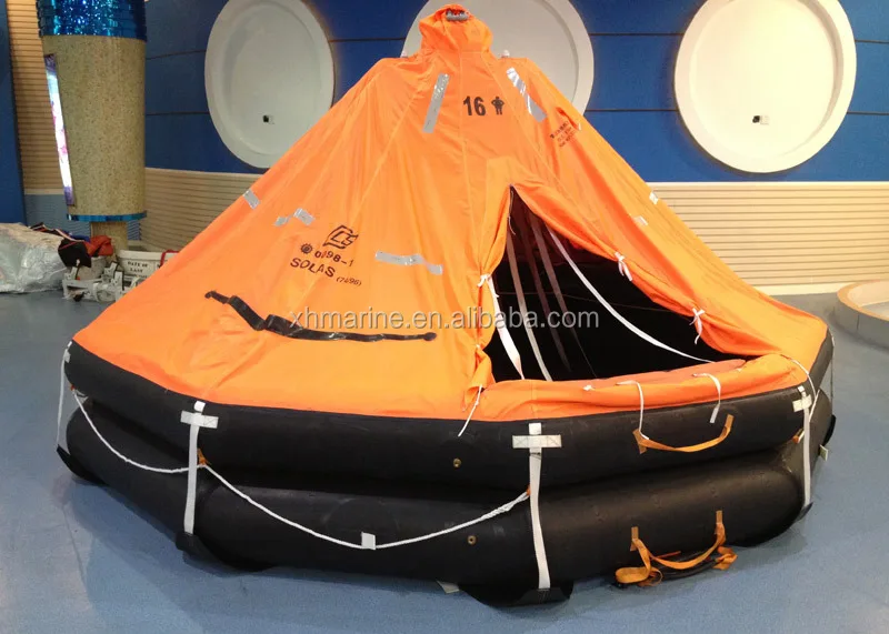 16 Person SOLAS Davit-Launched Inflatable Liferaft - Gathering Marine