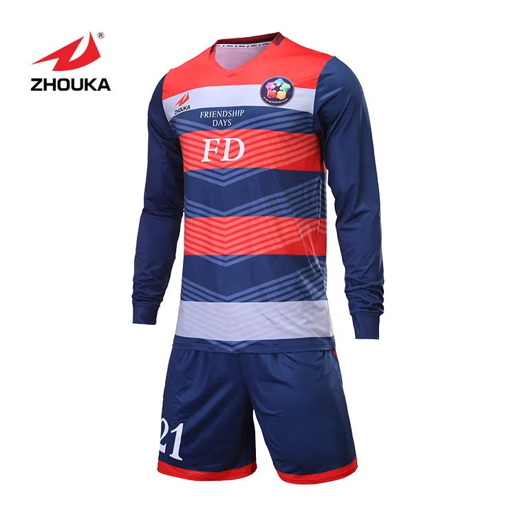 Zhouka De Impresora De Sublimación Barato Fútbol Jersey De Nuevo Modelo Club De Fútbol Jersey ...