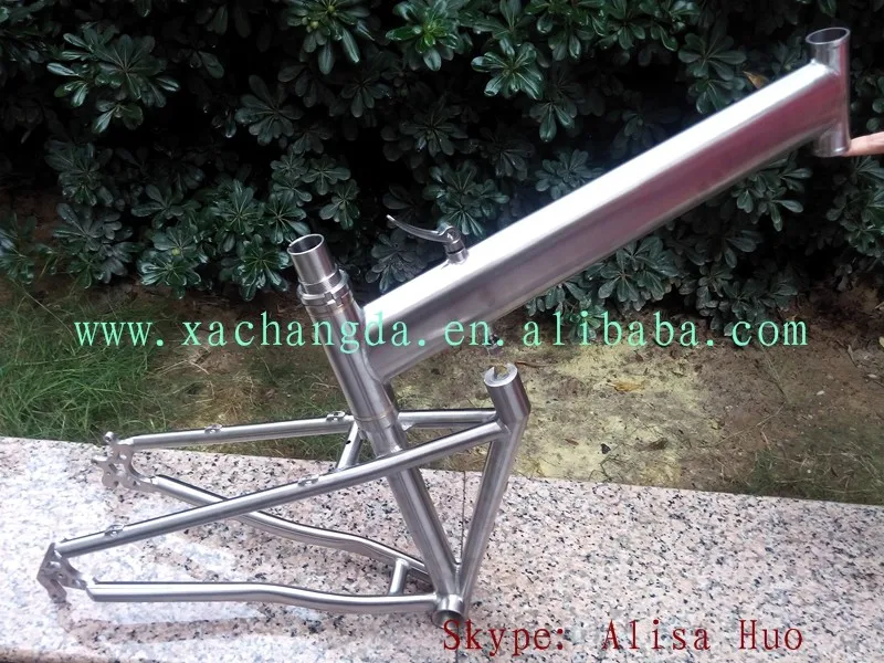 Ti Mtb Folding Bike Frame 18"x26er Titanium Mountain Bike Frame 29er ...