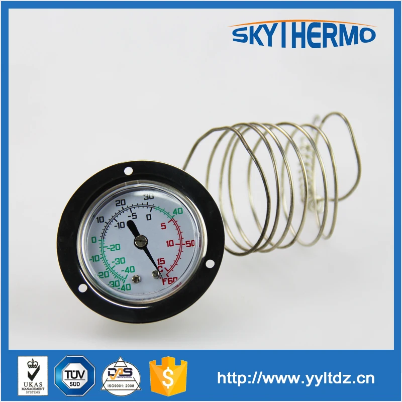 Industrial Stainless Steel Chiller Thermometer Capillary Temperature ...
