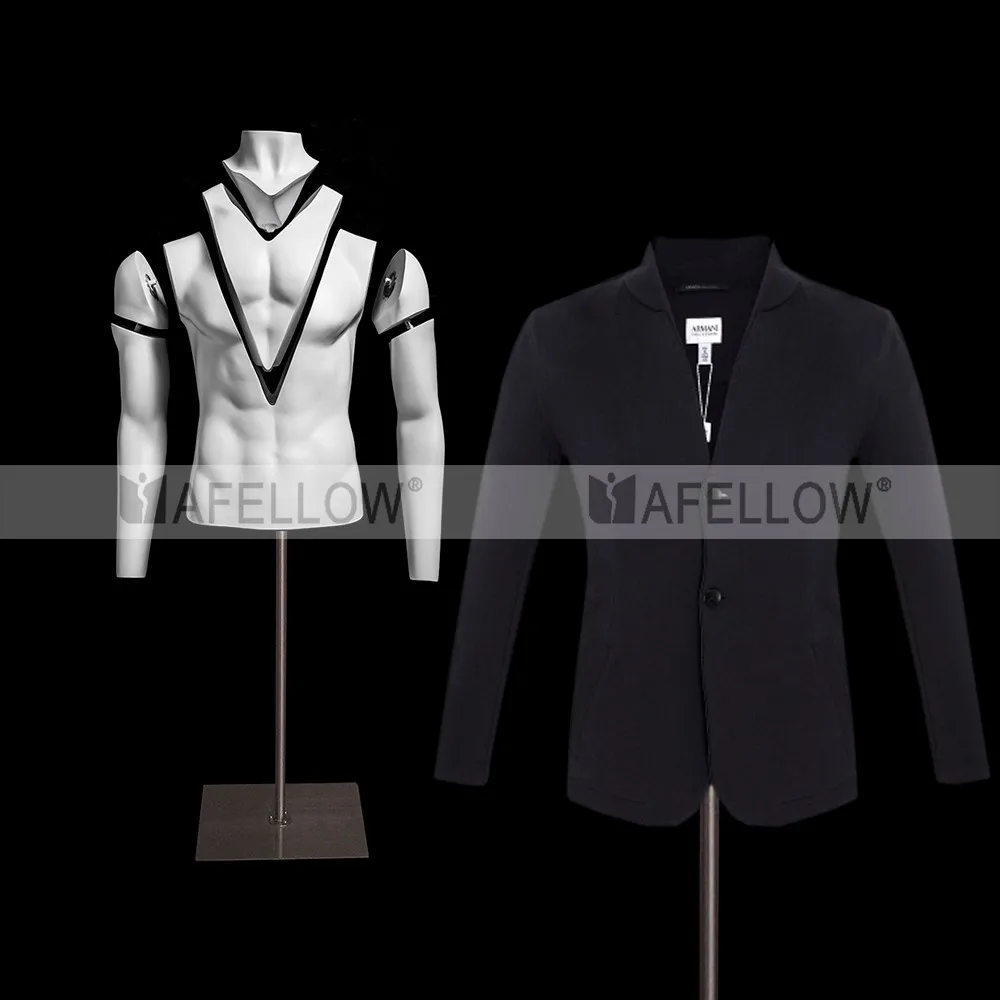 Male 1/2 Torso Ghost Mannequin Version 1.0 Gh17 - Buy Upper Body Man ...